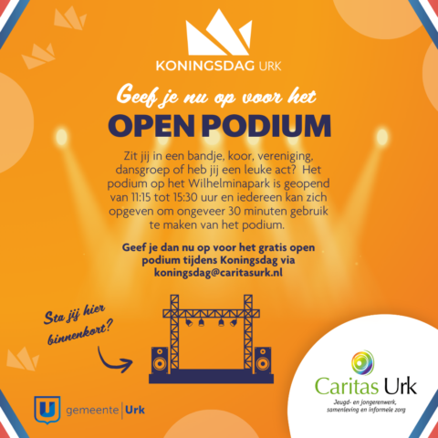 Open podium – Koningsdag Urk